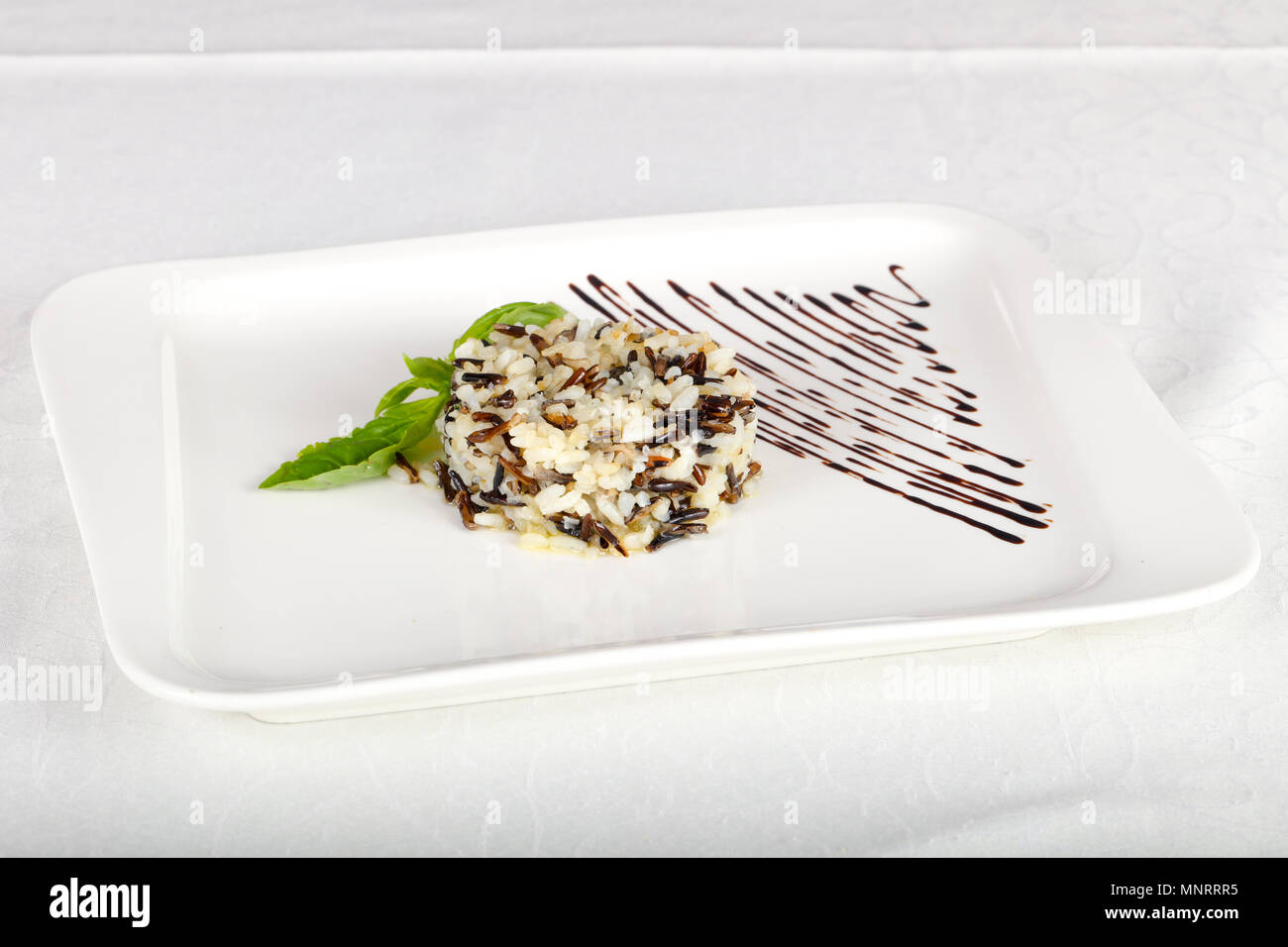 Steamed wild rice mix Stock Photo - Alamy