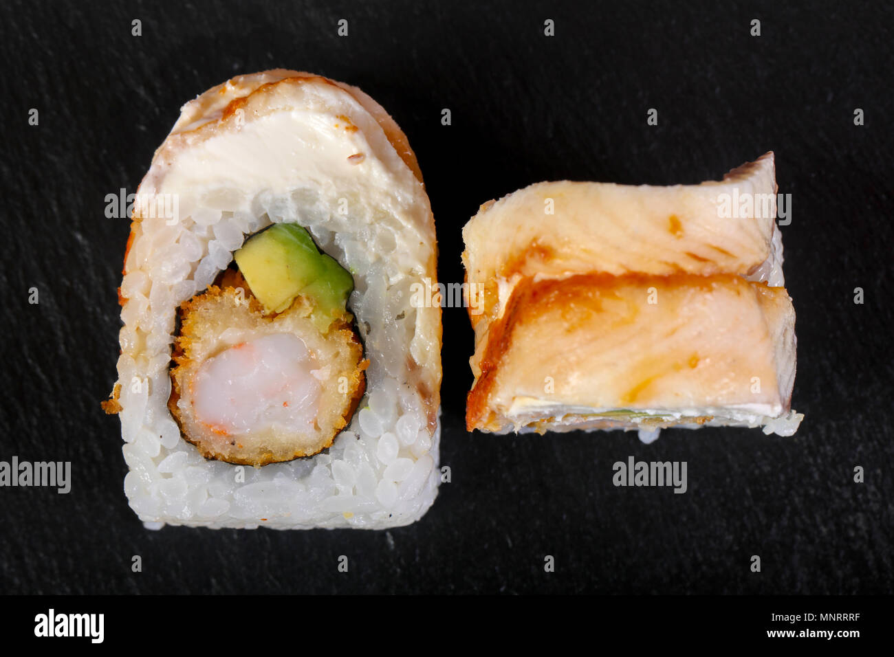 Tradittional Japan Eel roll Stock Photo - Alamy