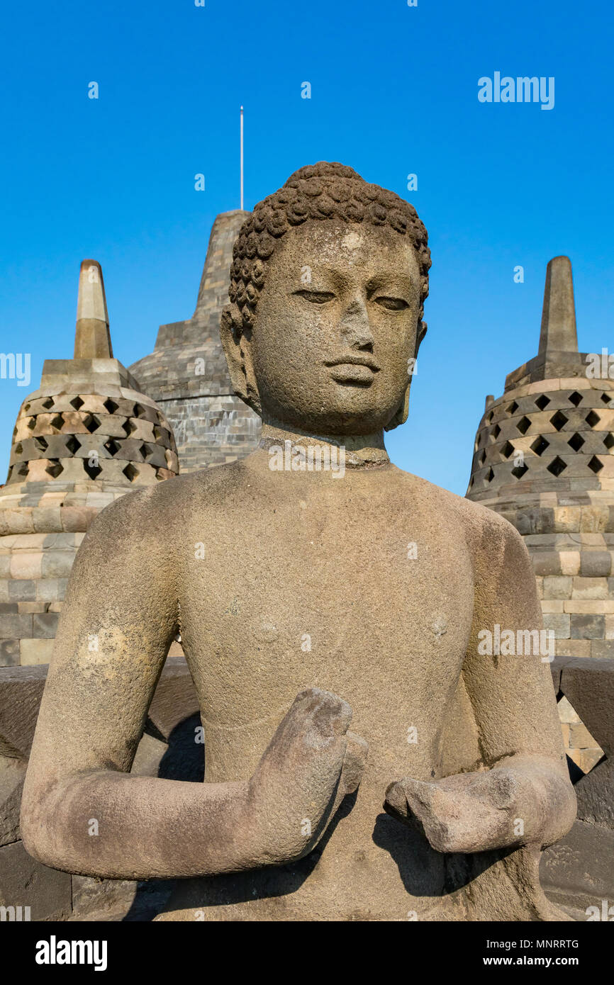Borobudur Central Java Indonesia 04 May, 2018 The 9th century temple of ...