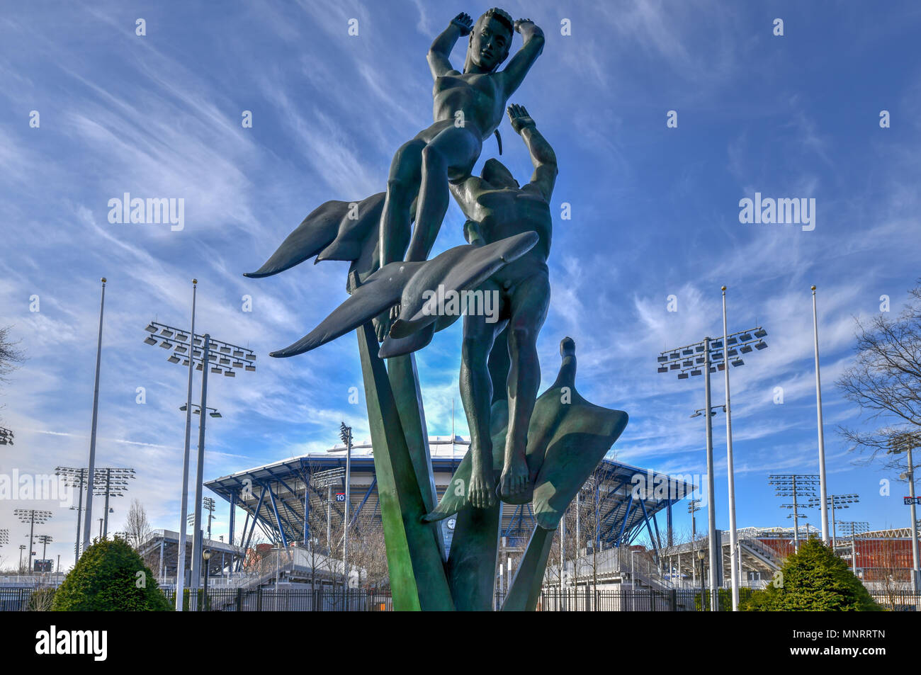Arthur ashe statue hi-res stock photography and images - Alamy