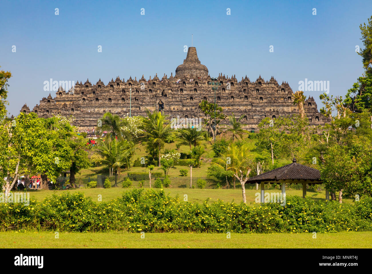 Borobudur Central Java Indonesia 04 May, 2018 The 9th century temple of ...