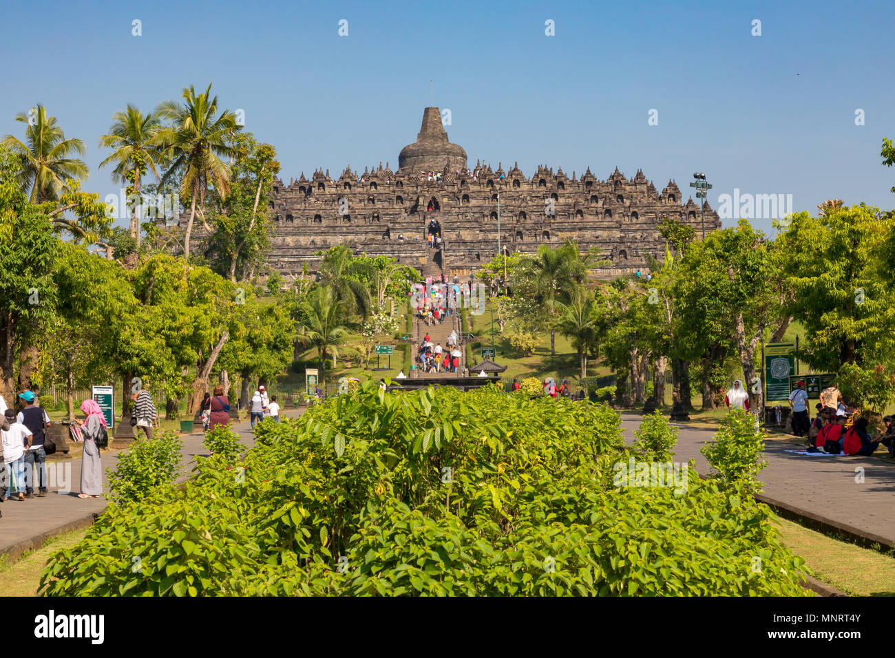 Borobudur Central Java Indonesia 04 May, 2018 The 9th century temple of ...
