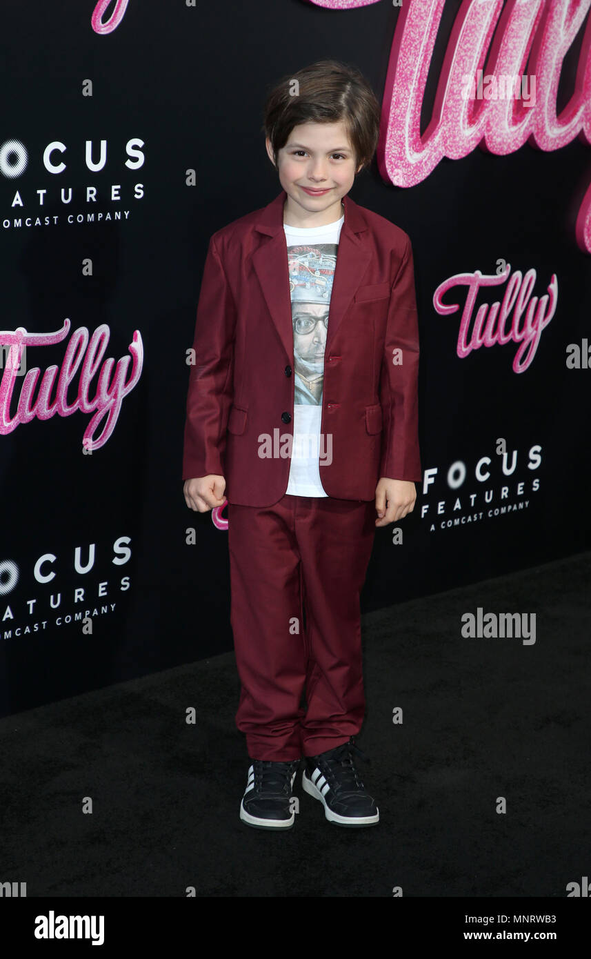 Premiere Of Focus Features' "Tully" Featuring: Asher Fallica Where: Los ...