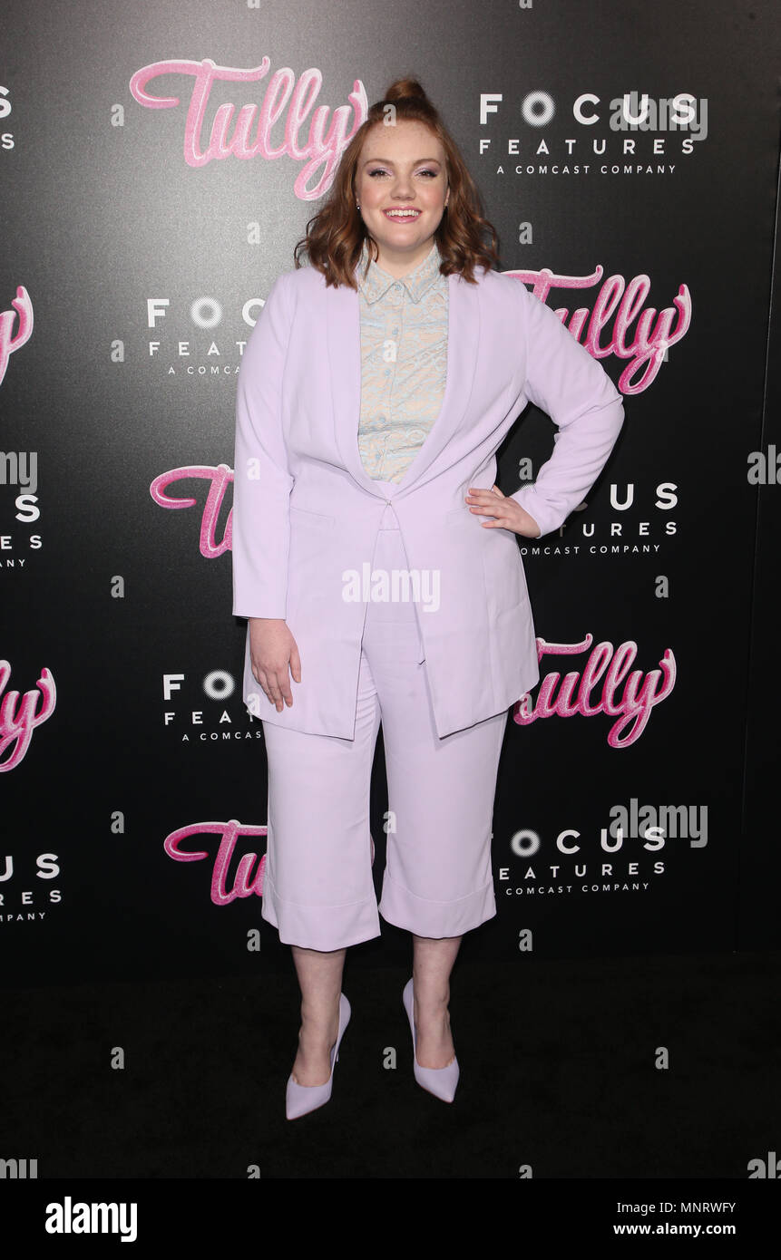 Premiere Of Focus Features' "Tully" Featuring: Shannon Purser Where ...