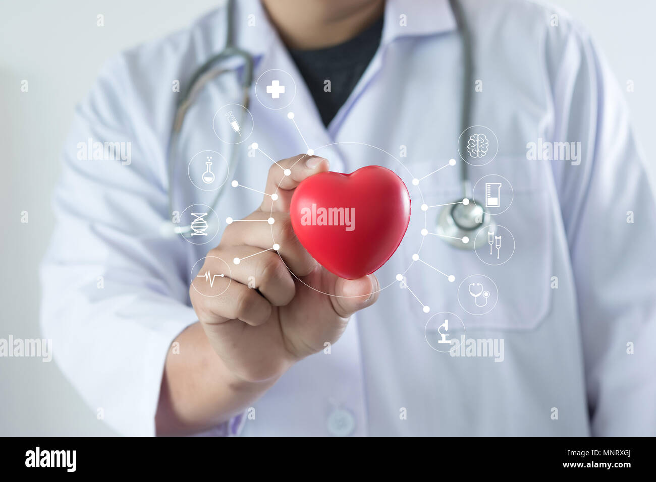 medicine heart Medicine doctor technology network concept medical ...