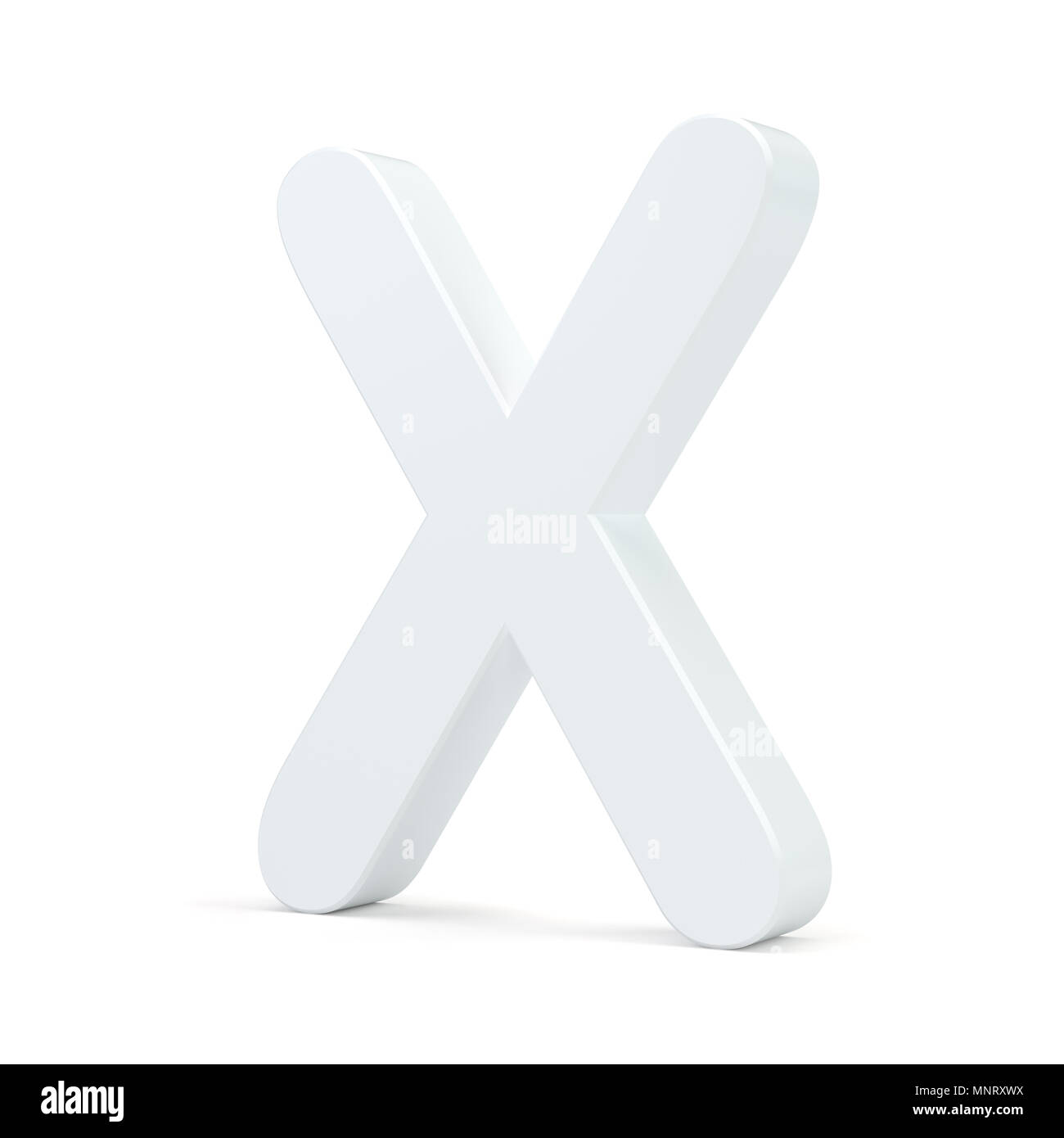 White Letter X
