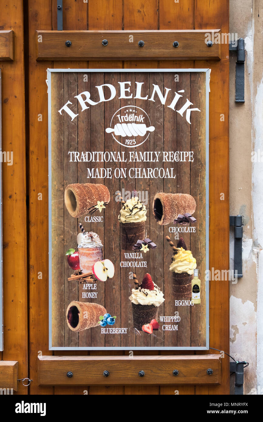 Trdelnik czech sweets hi-res stock photography and images - Alamy