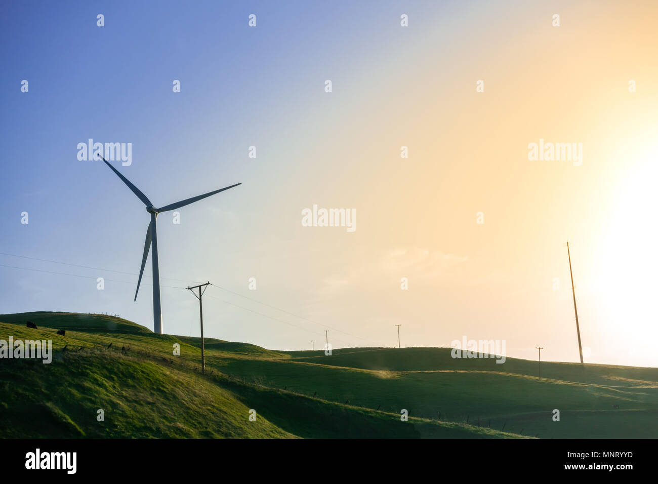 Giant Wind Turbine in Unites States of America Stock Photo - Alamy