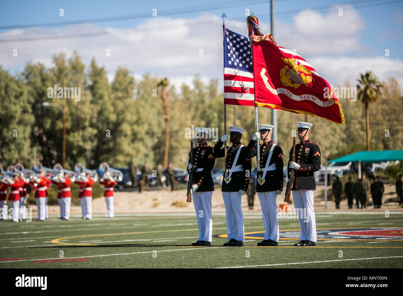 Battle colors ceremony hi-res stock photography and images - Alamy