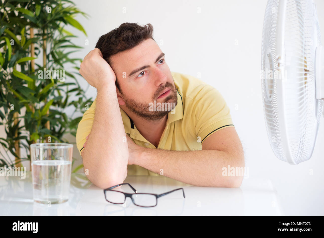 Hot temperature sweating hi-res stock photography and images - Alamy