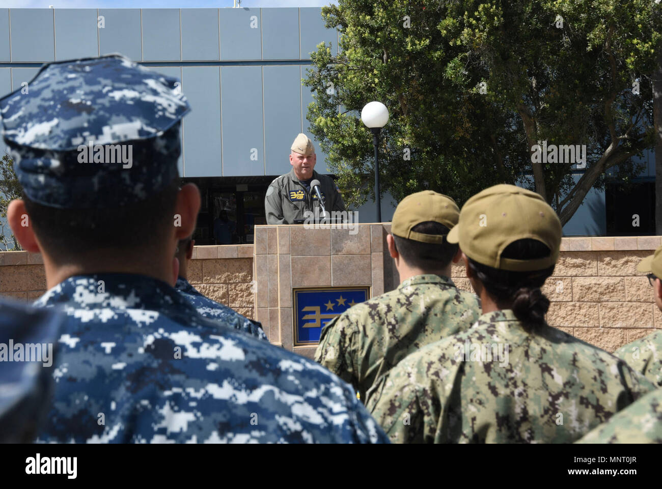 SAN DIEGO (March 15, 2018) Commander, U.S. 3rd Fleet Vice Adm. John D ...