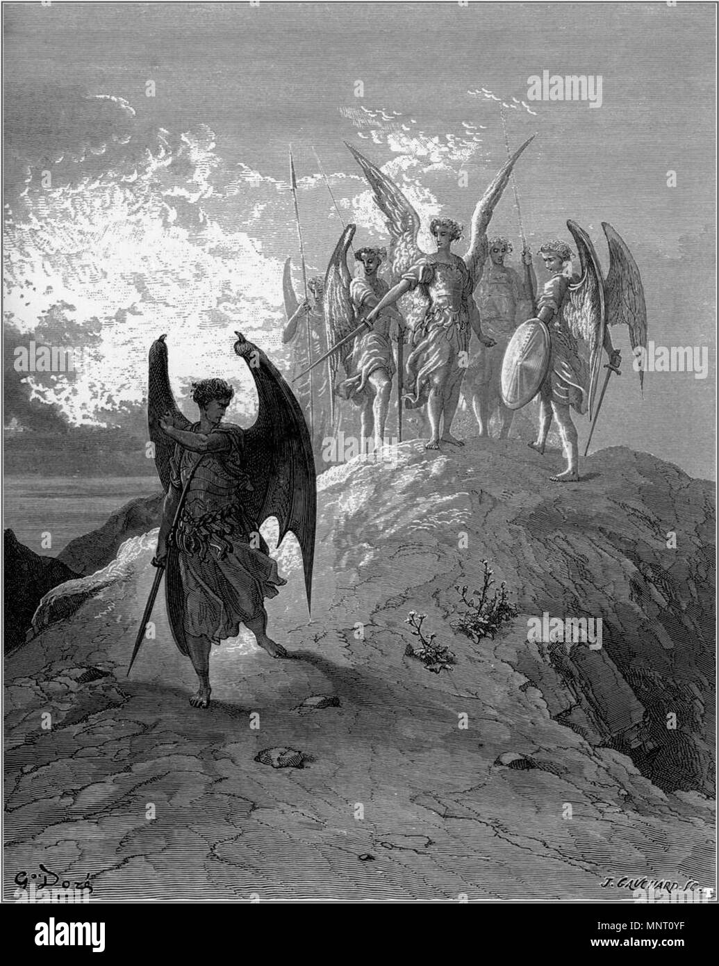 . Illustration for John Milton’s “Paradise Lost“ . 1866. 959 Paradise ...
