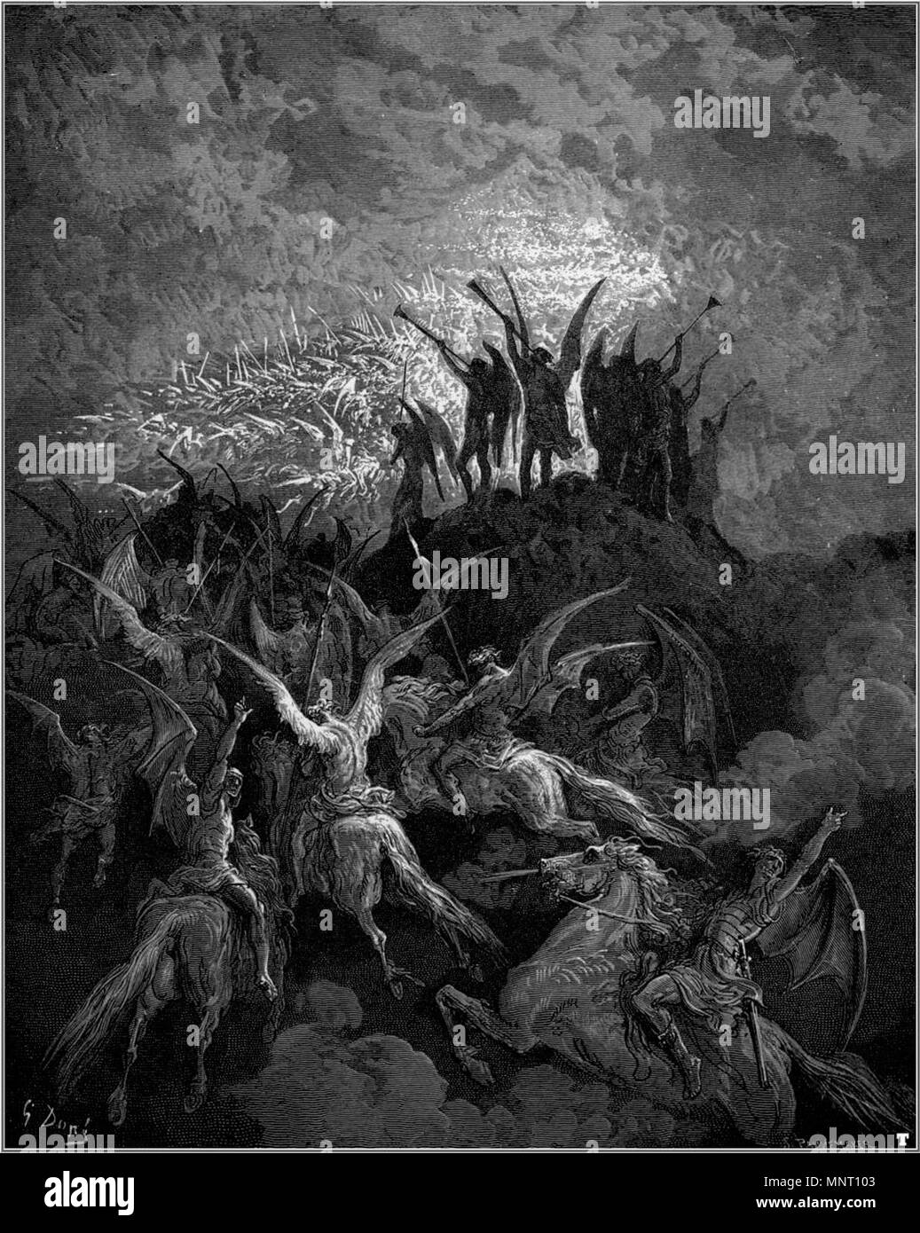 . Illustration for John Milton’s “Paradise Lost“ . 1866. 960 Paradise ...