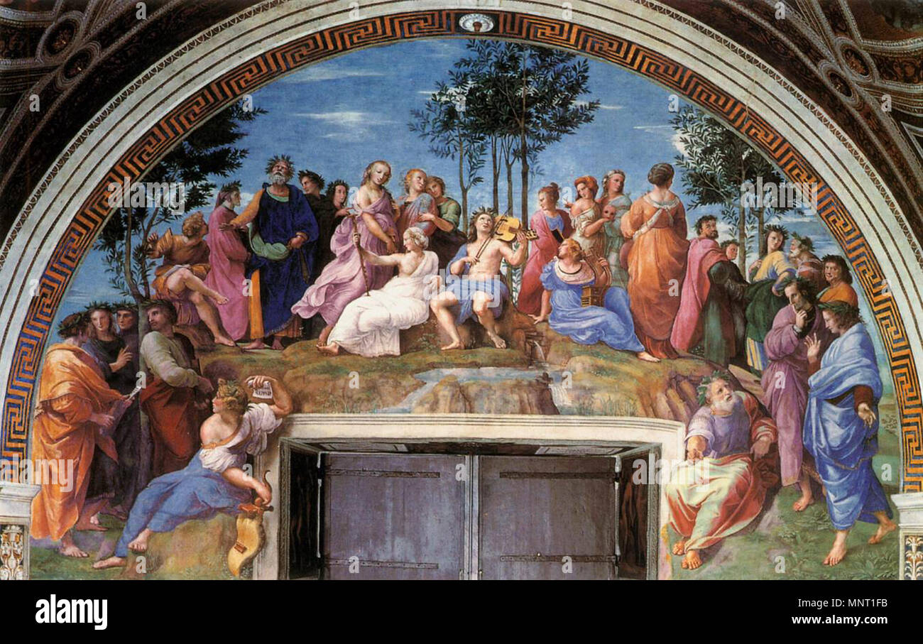 English: The Parnassus between 1509 and 1510. 962 Parnaso 02 Stock ...