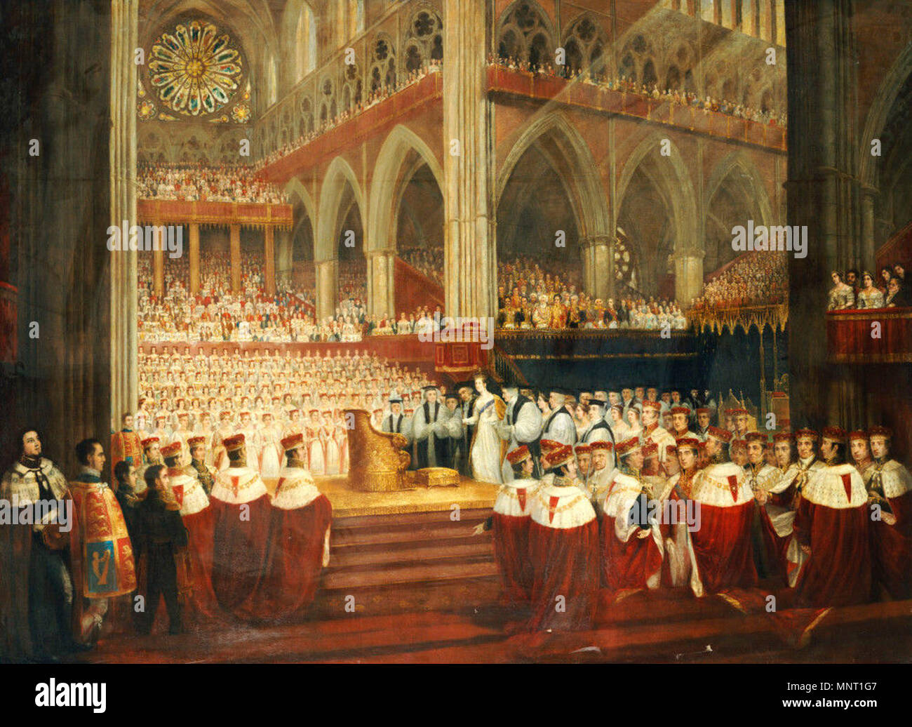 . English: The coronation of Queen Victoria . 1838. 962 Parris ...