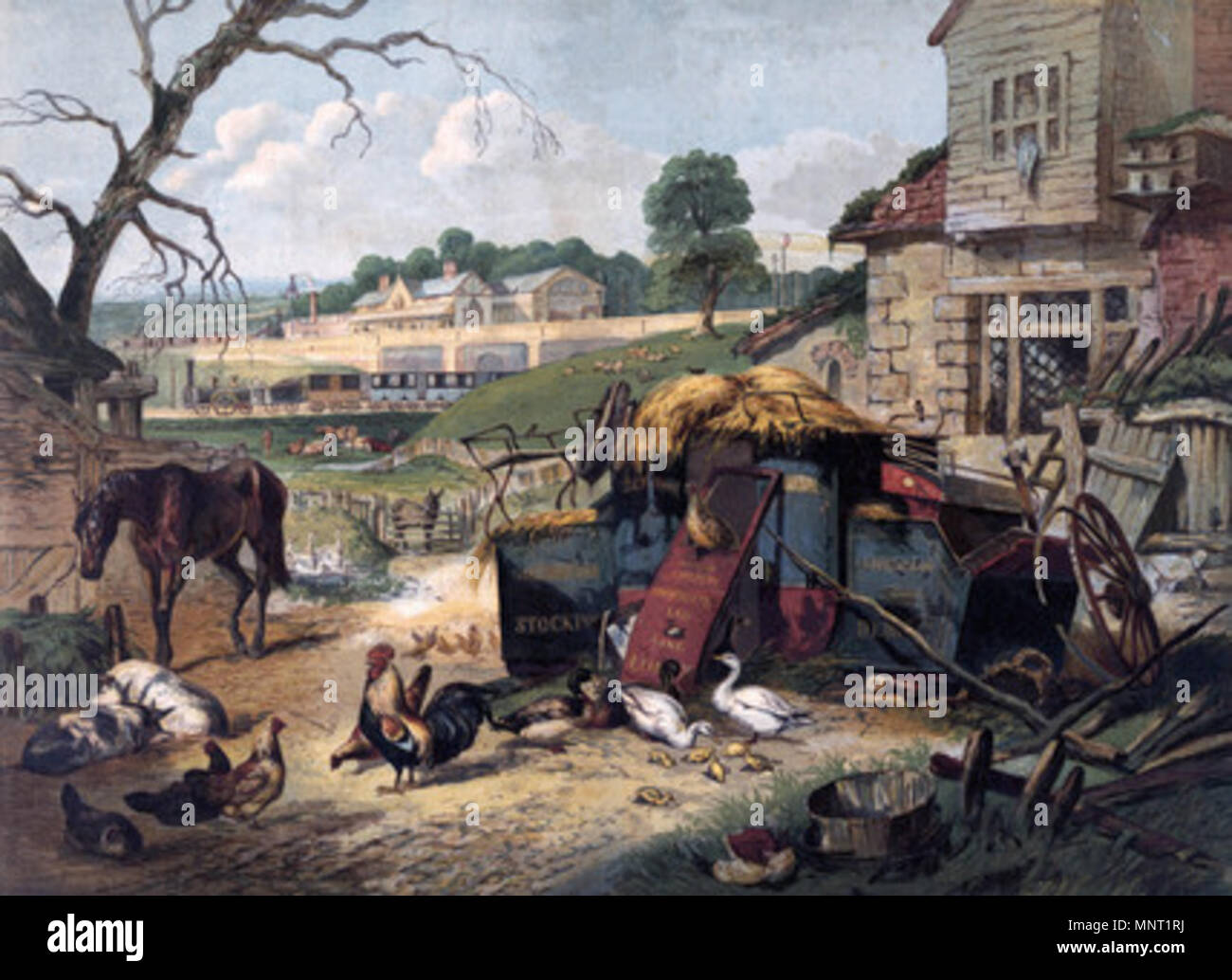 1845 steam train hi-res stock photography and images - Alamy