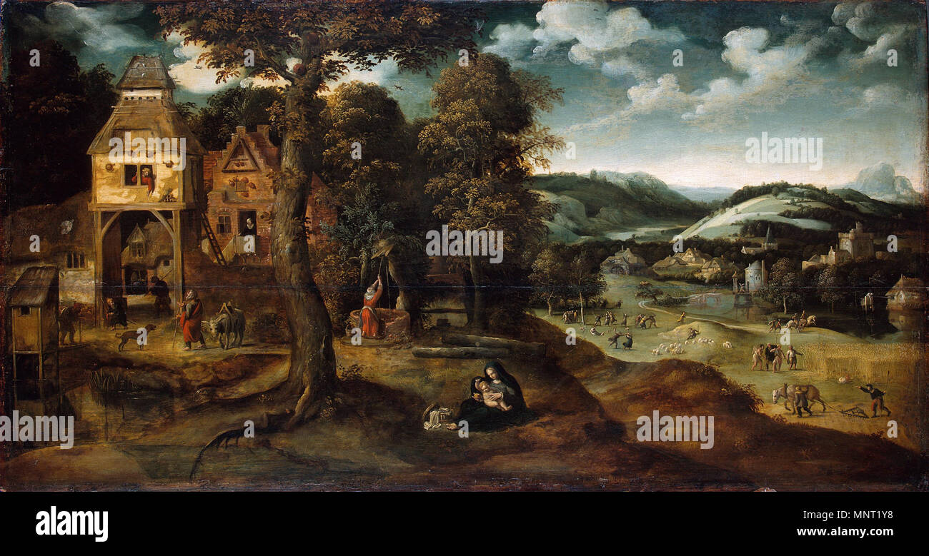 Landscape With Rest On The Flight Into Egypt High Resolution Stock Photography and Images - Alamy