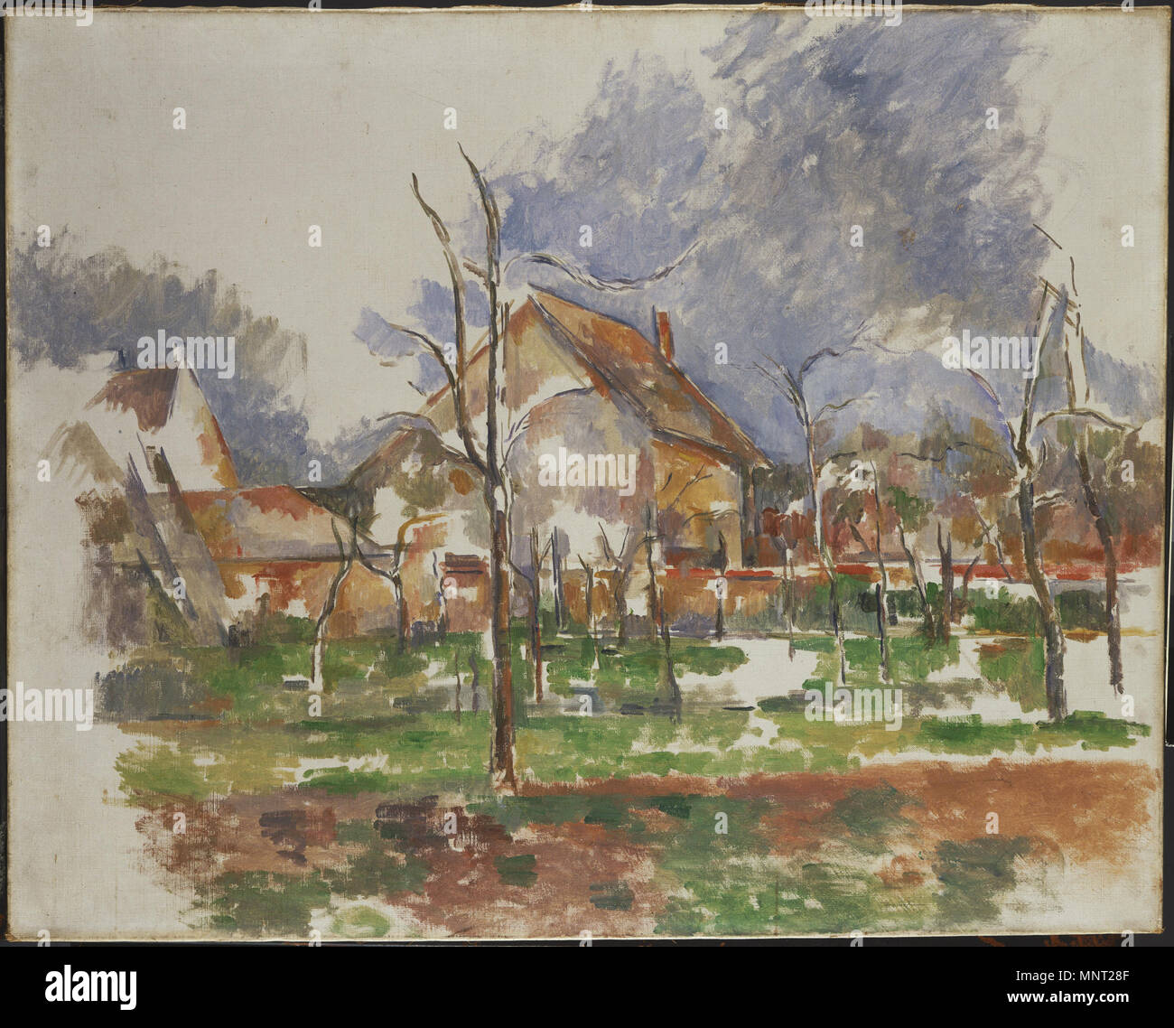 965 Paul Cézanne - Winter Landscape, Giverny Stock Photo - Alamy