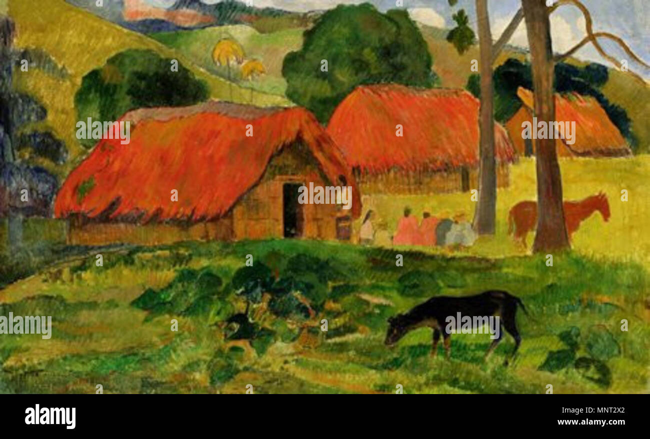 French: Le Chien devant la hutte, ou Les Trois huttes Dog in front of a ...