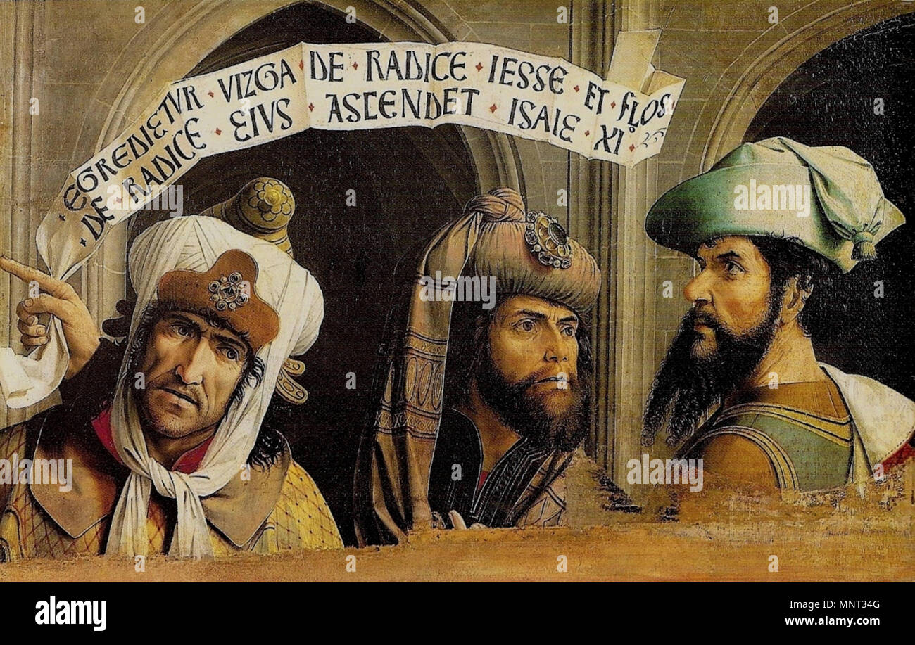 English: Three Prophets circa 1490. 709 Jean Changenet - Three Prophets ...
