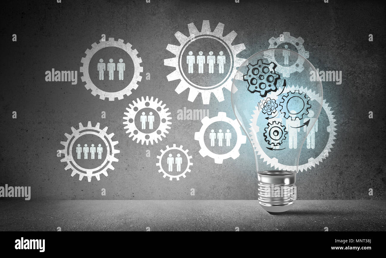 Concept of lightbulb as symbol of new idea Stock Photo - Alamy