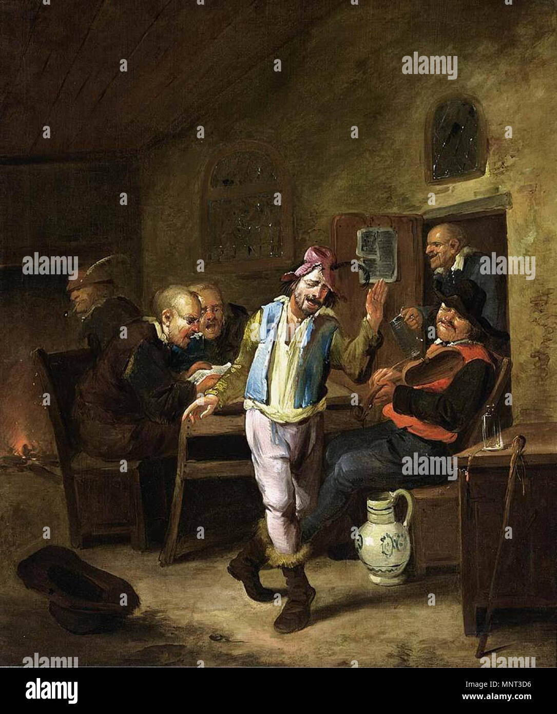 English: Peasants in a Tavern second half of 17th century. 969 Peasants ...