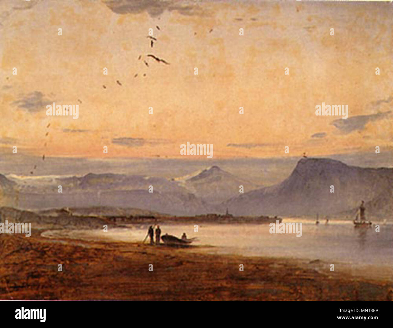 969 Peder Balke-Tromsø Stock Photo - Alamy