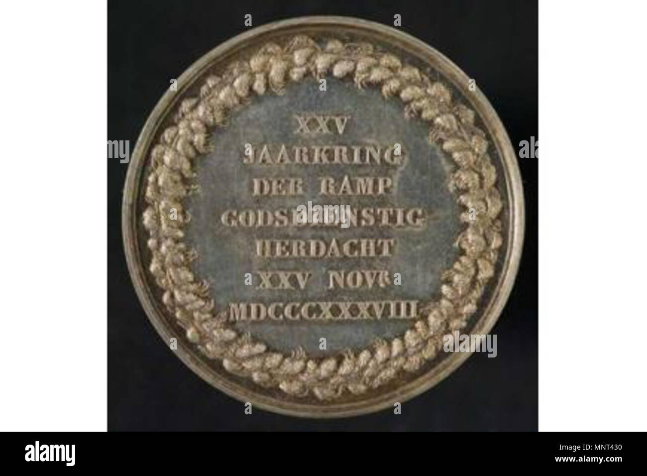 . Nederlands: Penning bij 25-jarige herdenking van de Ramp te Woerden ...