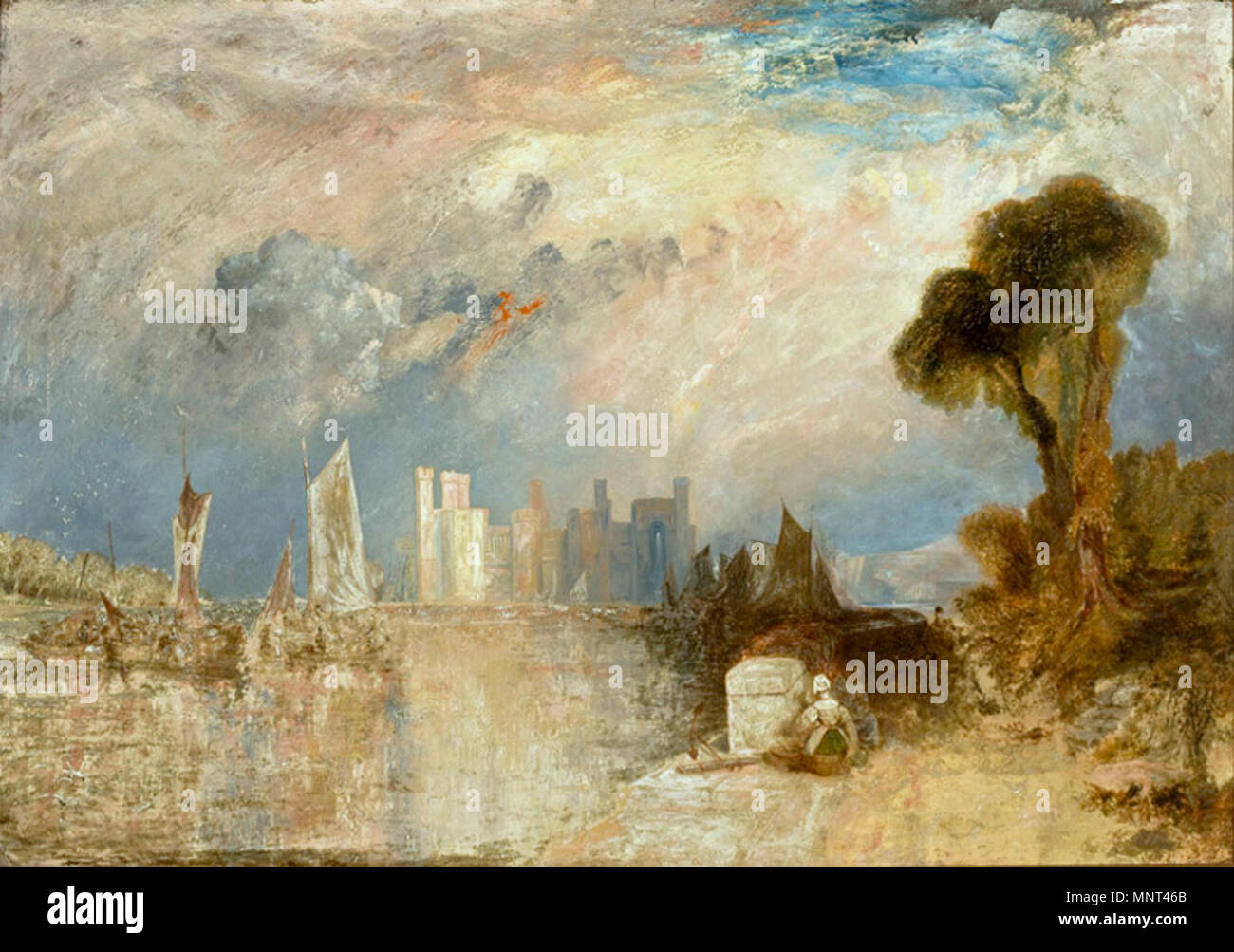 Joseph mallord william turner castle hi-res stock photography and ...
