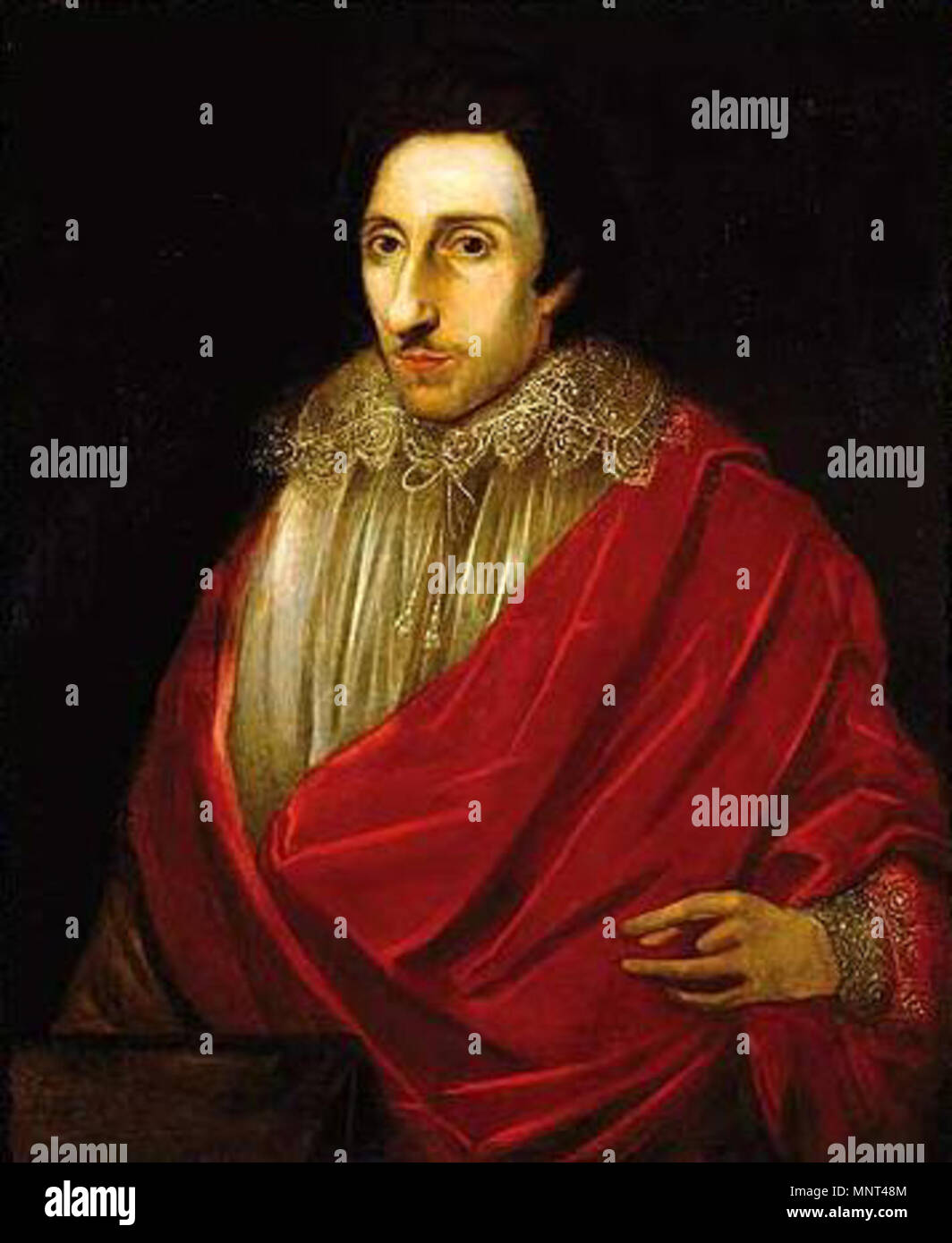 . George Percy, colonial governor of Virginia . 19th century (copy of ...