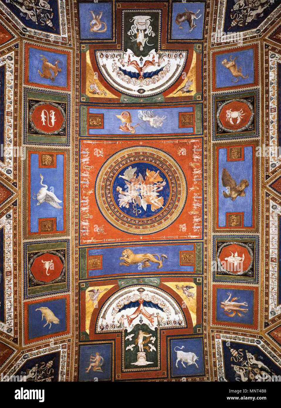 English: Ceiling decoration between 1520 and 1510. 973 Perino Del Vaga ...