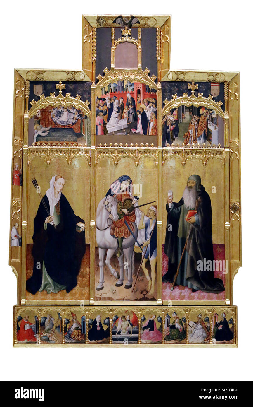 Altarpiece of Saints Ursula, Martin and Anthony . Español: Esta obra ...