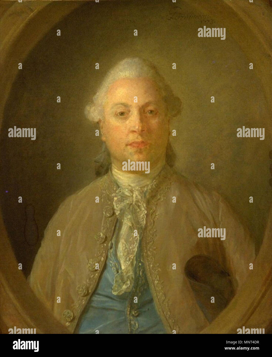 Portrait of a Man 1773. 973 Portrait of a Man - Perronneau 1723 Stock ...