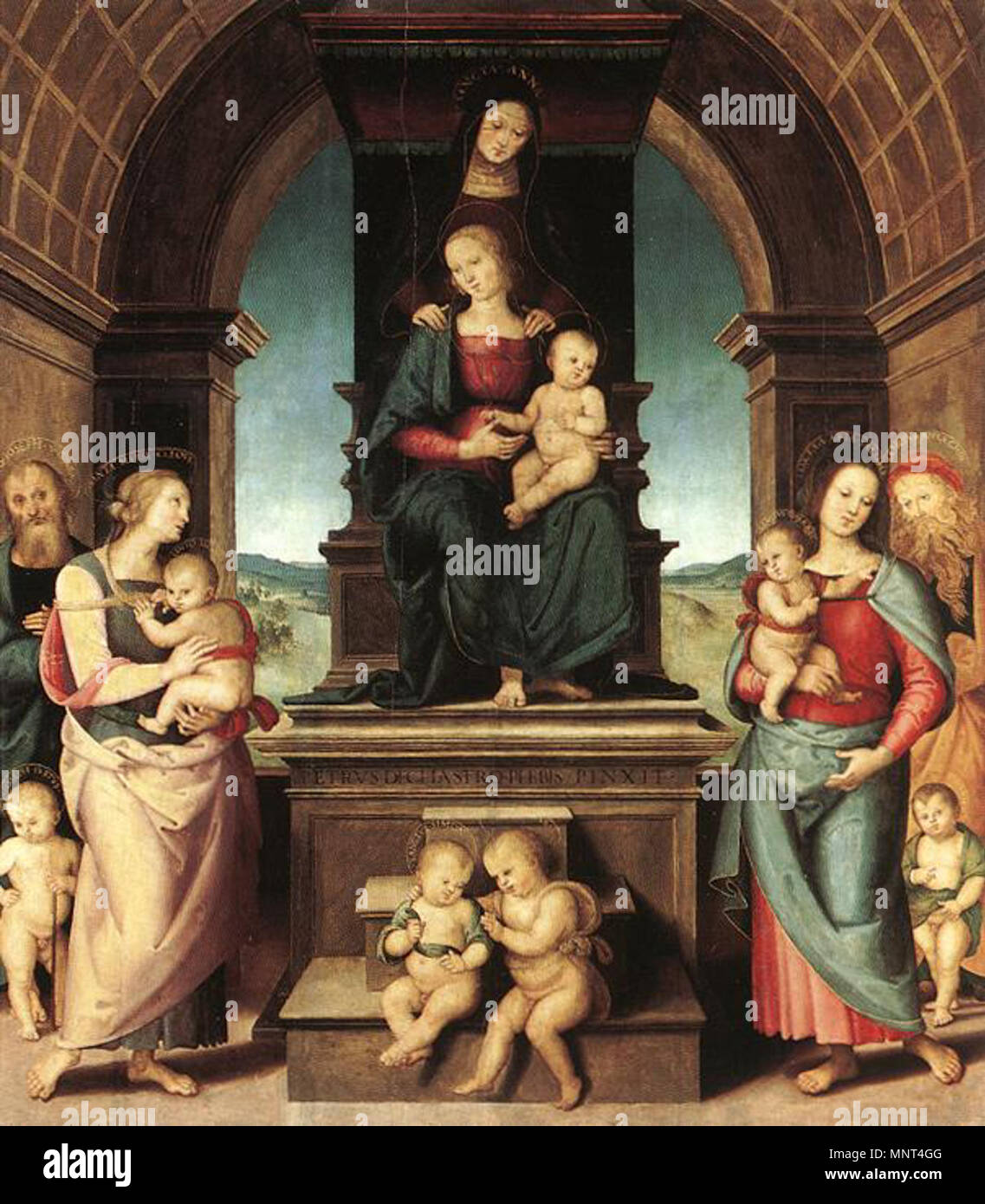 The Family of the Madonna between 1500 and 1502. 974 Perugin-Famille-de ...