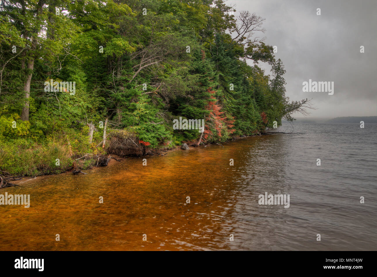 The Painted Rocks National Lakeshore in Upper Michigan has a wide ...
