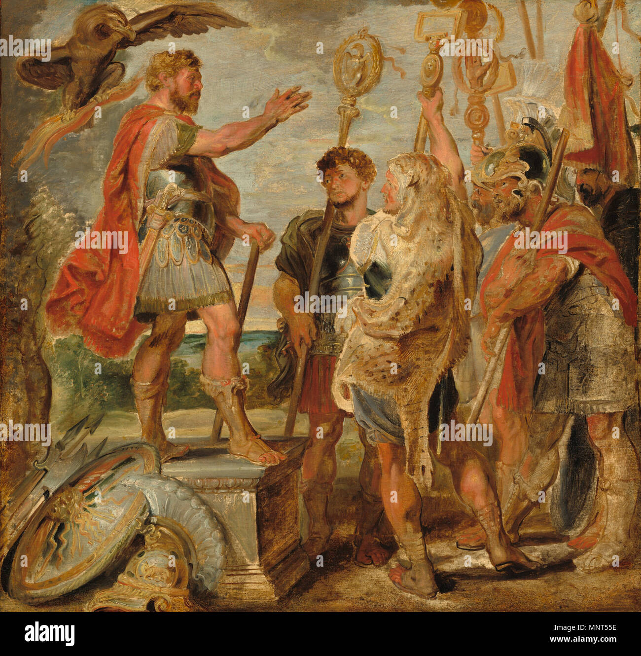 Decius Mus Addressing the Legions Probably 1616. 976 Peter Paul Rubens ...