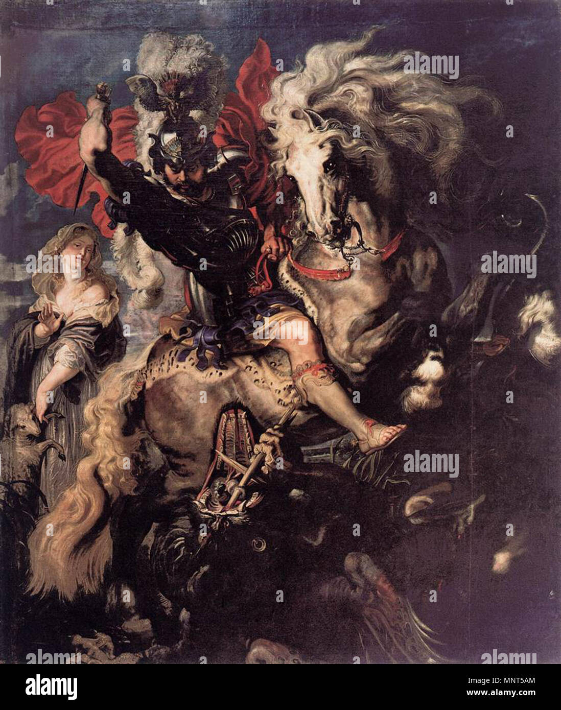 St George Fighting the Dragon between 1606 and 1610. 977 Peter Paul ...