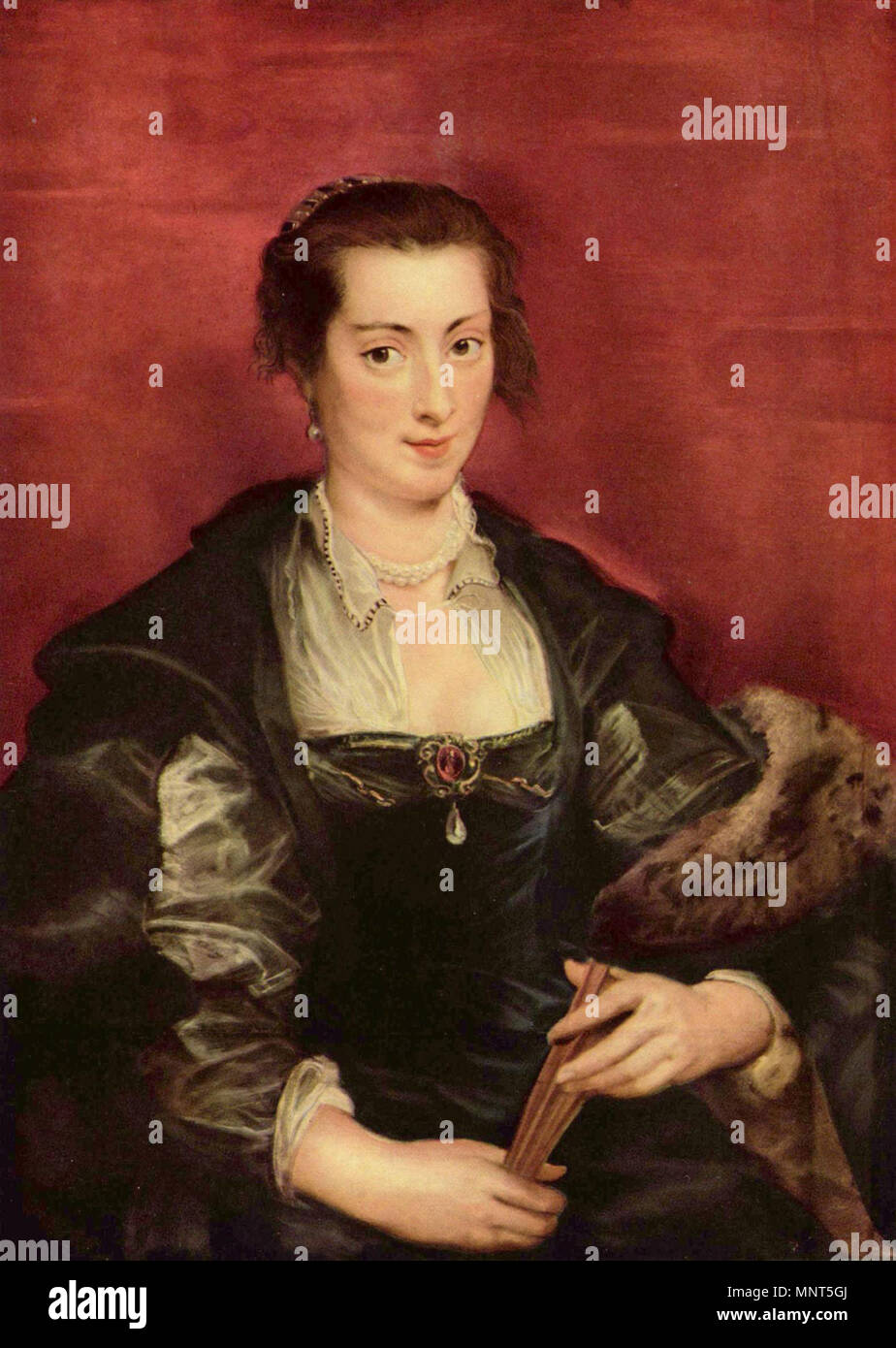 Portrait of Isabella Brant circa 1610?. 977 Peter Paul Rubens 094 Stock ...