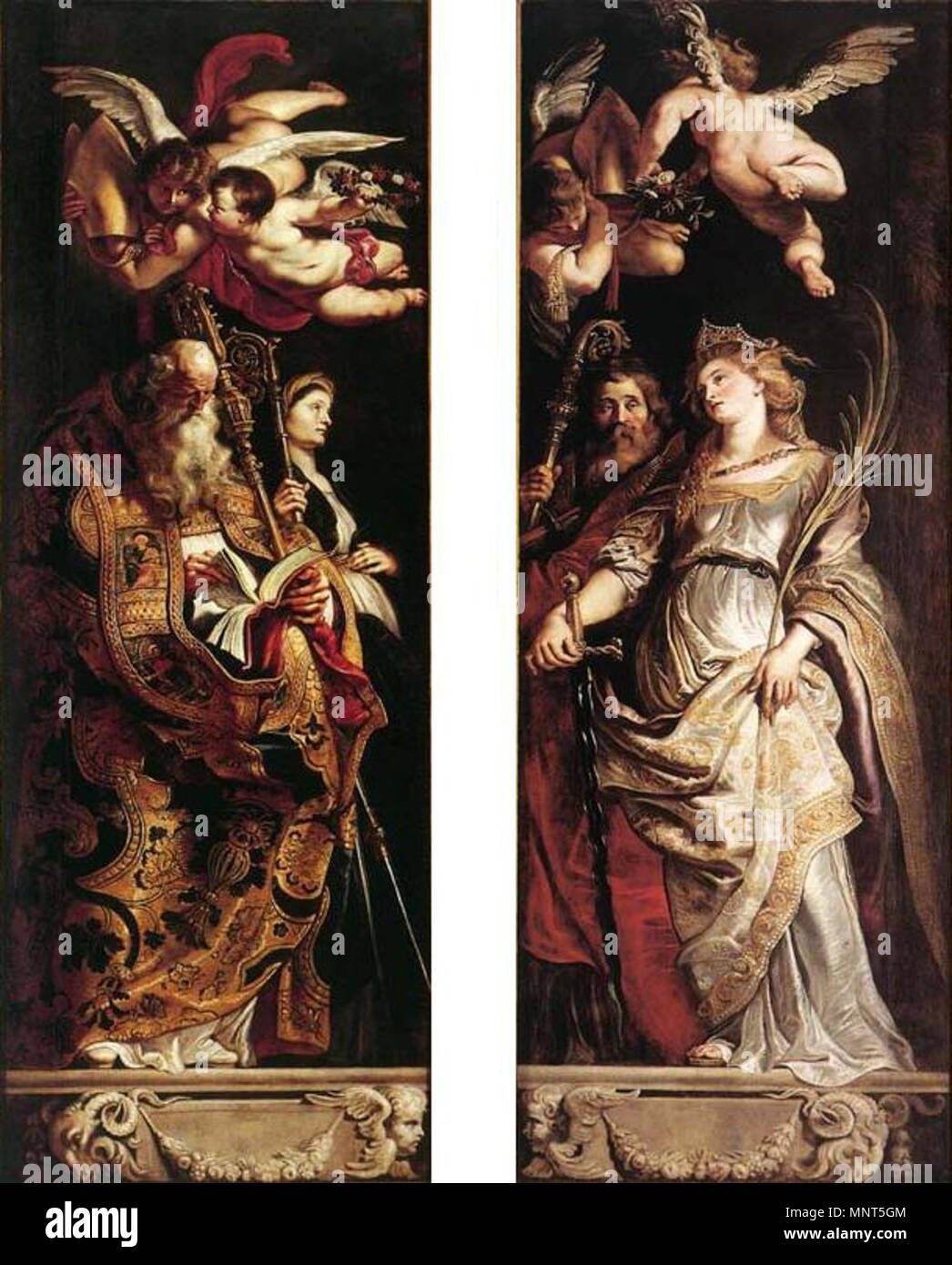 The Elevation of the Cross . English: The raising of the Cross, exterior. . between 1610 and ...