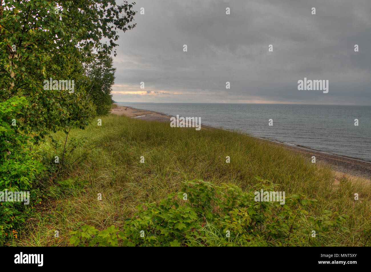 The Painted Rocks National Lakeshore in Upper Michigan has a wide ...