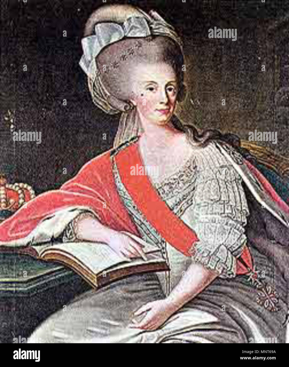 . Portrait of Maria I of Portugal (1734-1816) . Probably fourth quarter ...