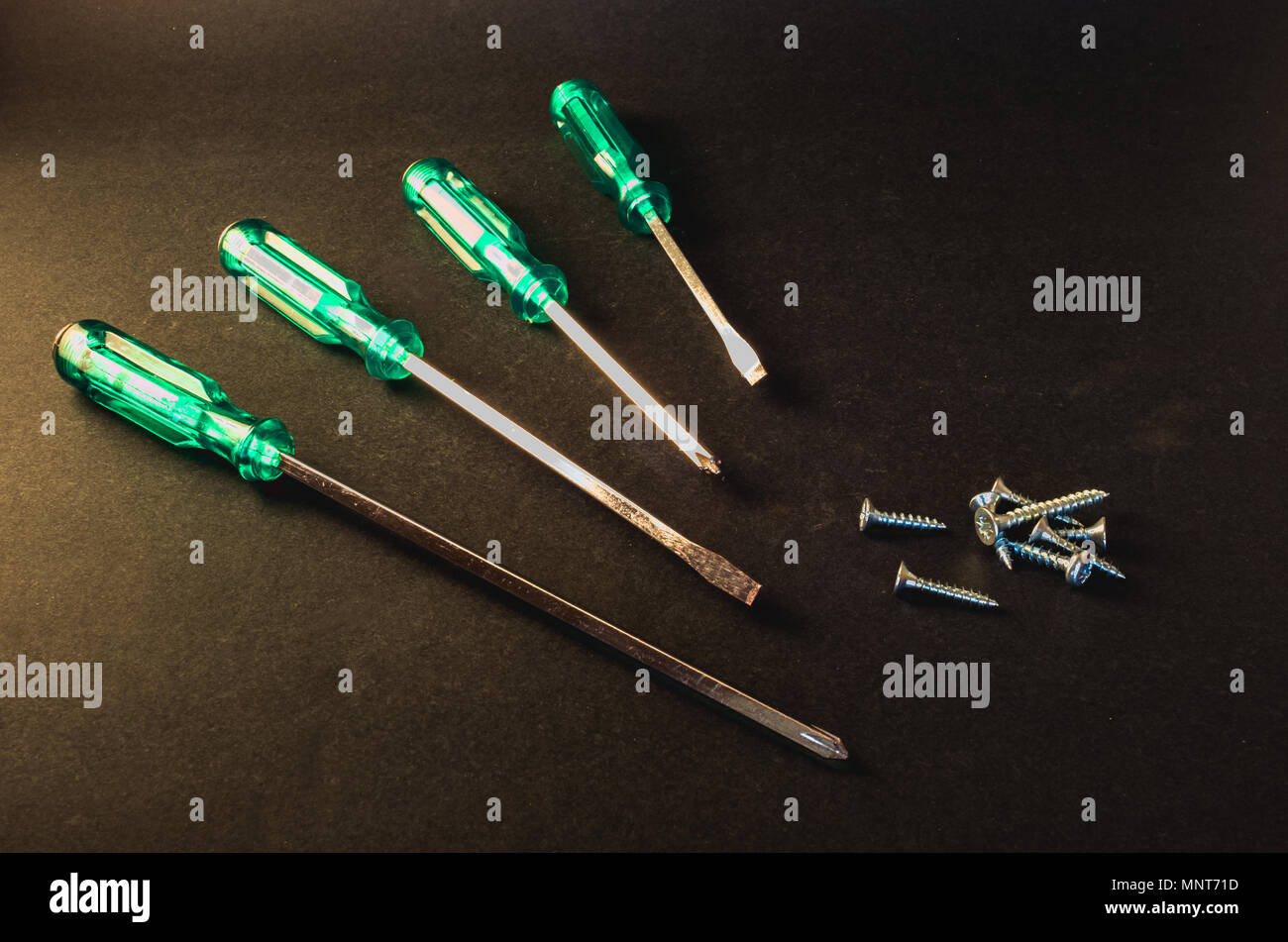 Old screwdrivers hi-res stock photography and images - Alamy