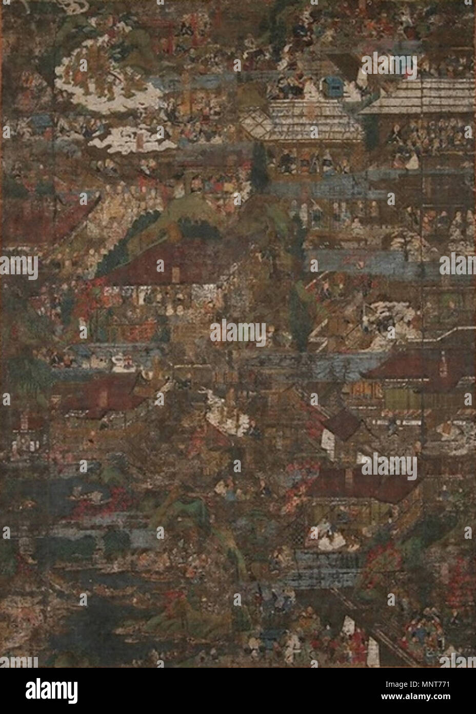 . English: Pictorial Biography of Honen Shonin, Yamanashi Prefectural ...