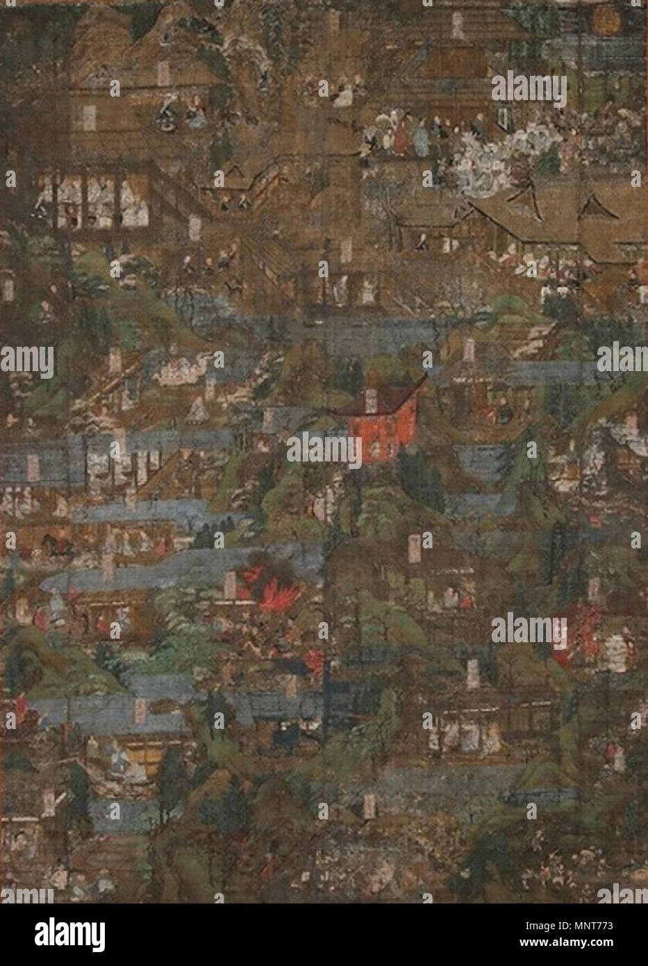 . English: Pictorial Biography of Honen Shonin, Yamanashi Prefectural ...