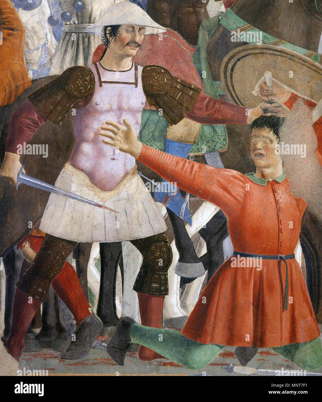 8. Battle between Heraclius and Chosroes (detail) between 1452 and 1466 ...