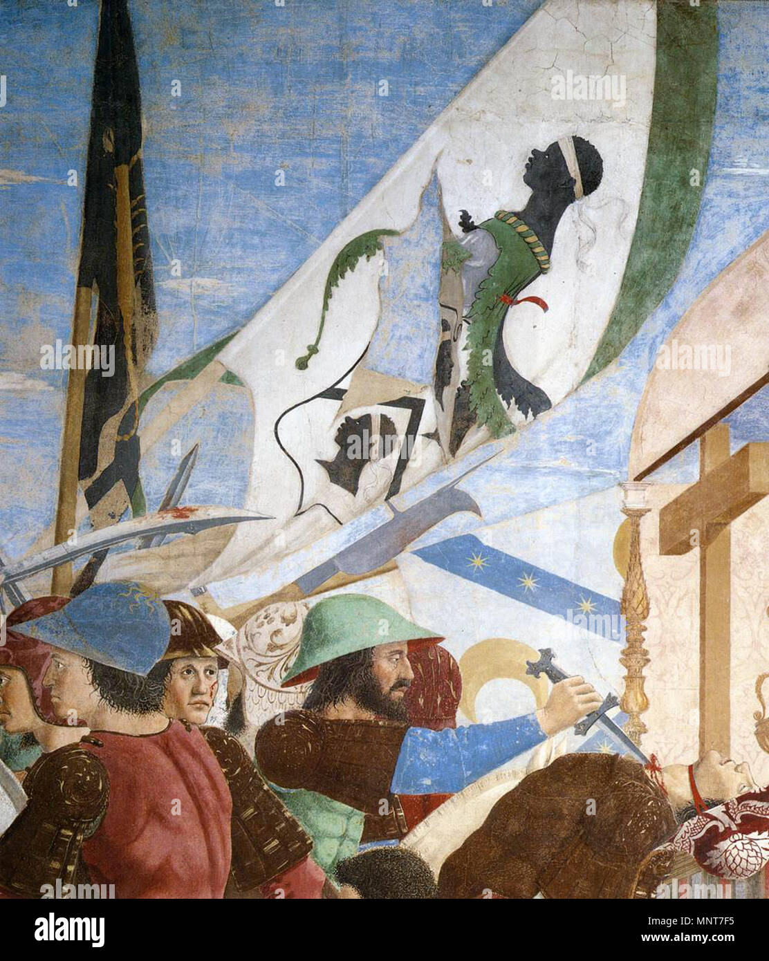 8. Battle between Heraclius and Chosroes (detail) between 1452 and 1466 ...
