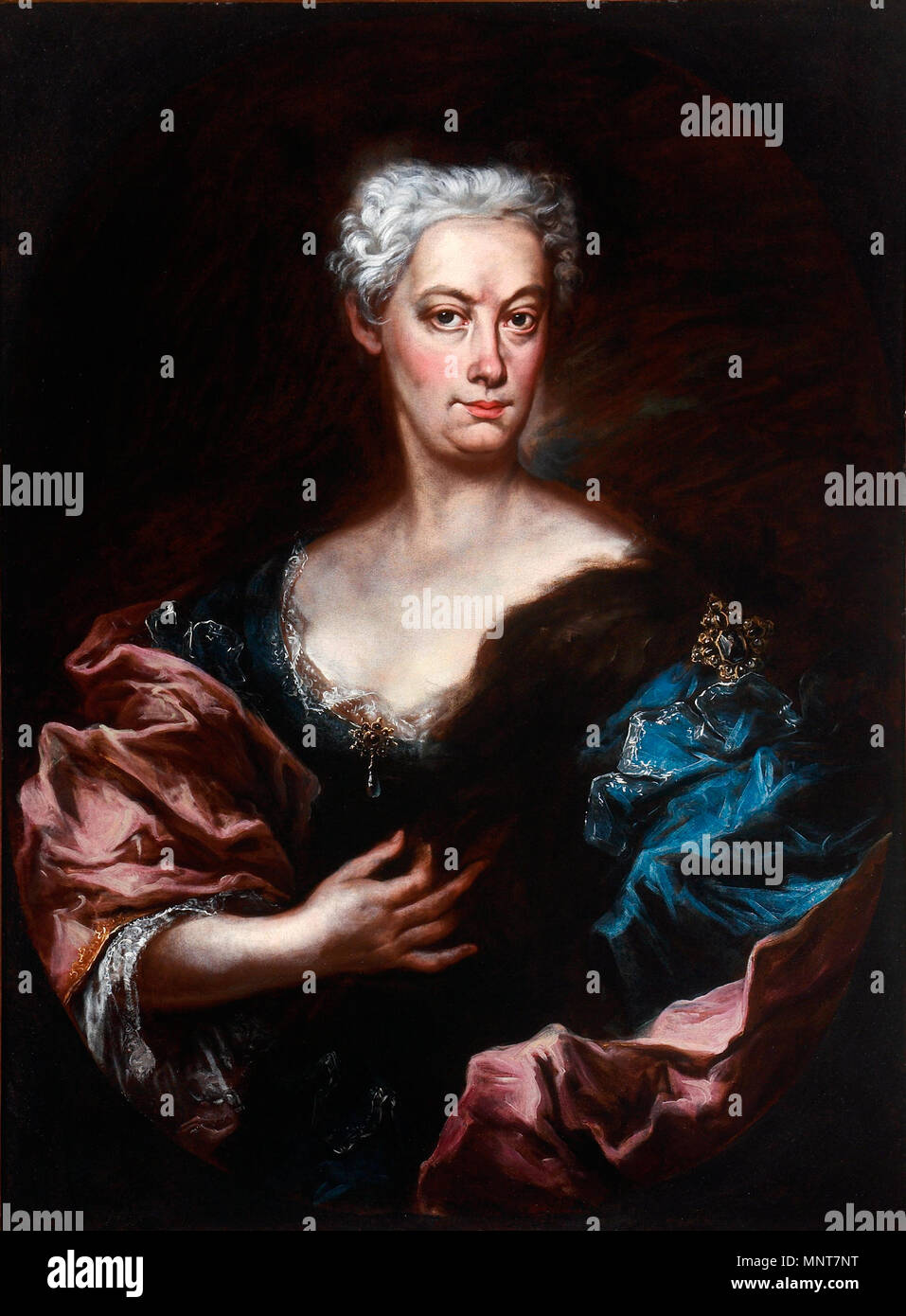 1063 Ritratto di gentildonna - Magnasco Stock Photo - Alamy