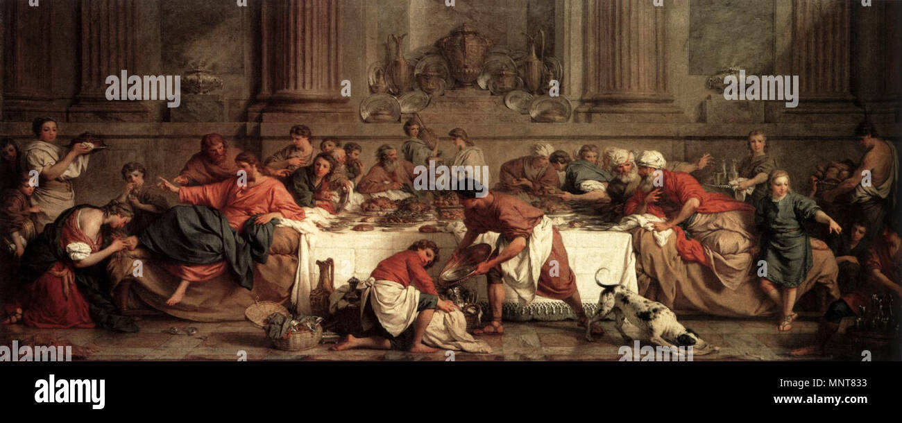 Christ at the House of Simon the Pharisee circa 1737. 988 Pierre ...