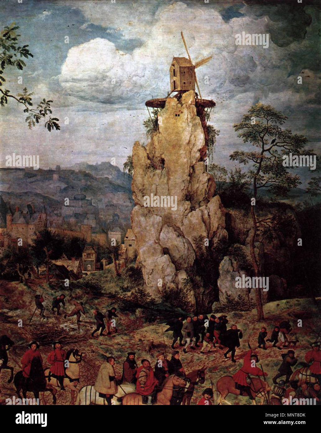 Christ Carrying the Cross (detail) 1564. 989 Pieter Bruegel the Elder - Christ Carrying the ...