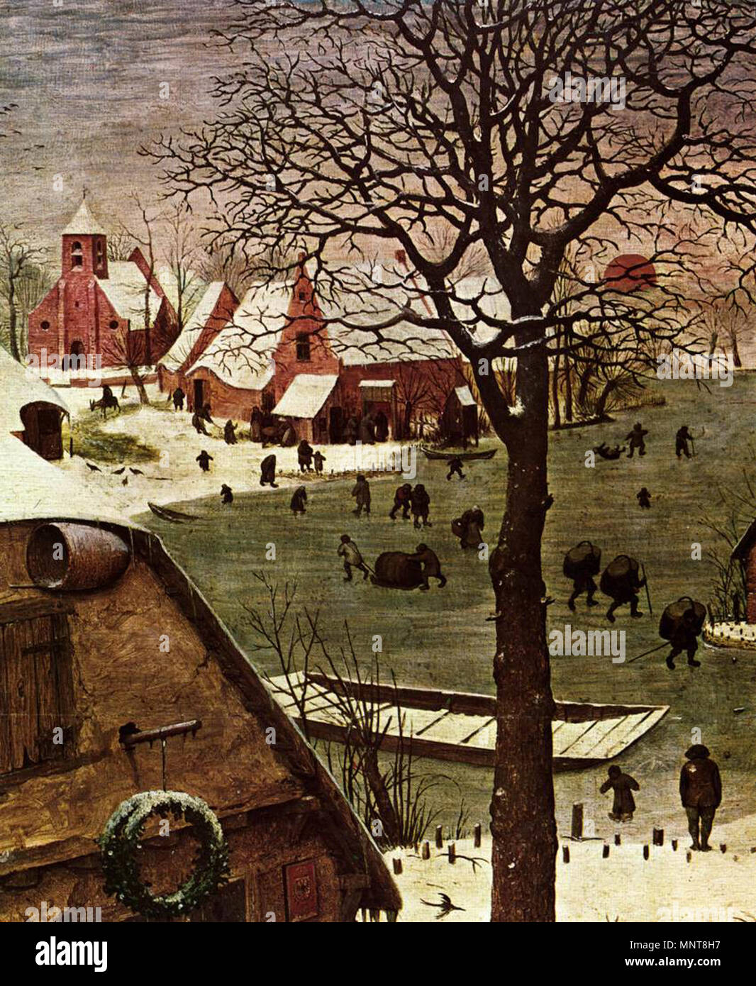 The Census at Bethlehem (detail) 1566. 990 Pieter Bruegel the Elder ...